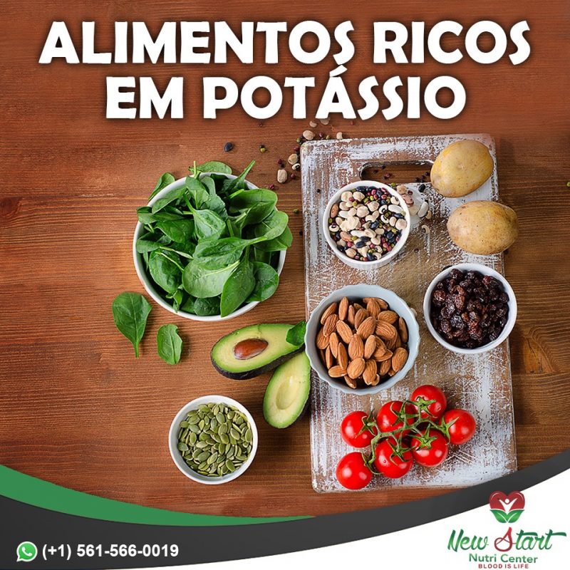 Alimentos ricos em potássio - New Start Nutri Center